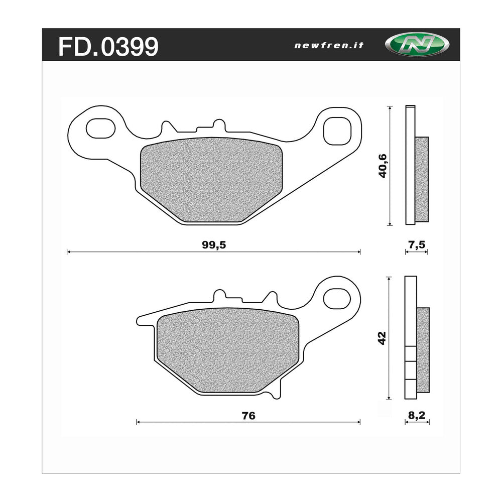 Newfren Brake Pads - Off Road Dirt Sintered – ProRider Powersports